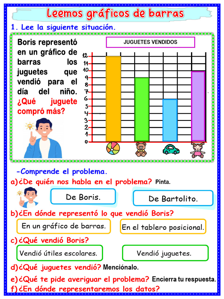 Ficha Mat - Leemos Gráficos de Barras | PDF Ficha Mat - Leemos Gráficos de Barras | PDF