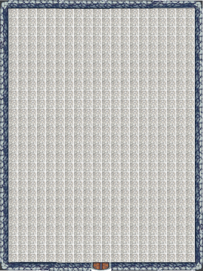 Dungeon Grid Stone Pattern v2 | PDF