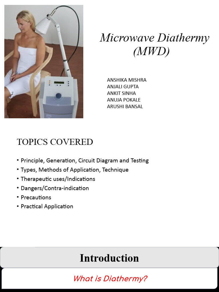 MWD Final Presentation 250422 | PDF | Microwave | Electromagnetic Radiation
