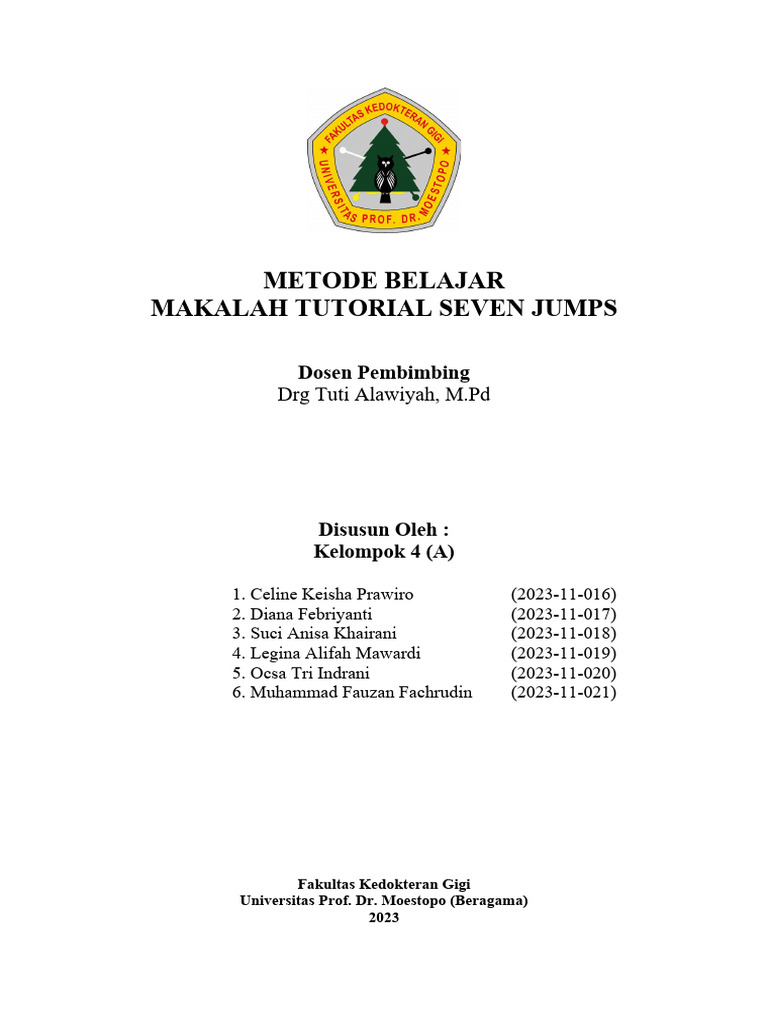 MAKALAH METODE SEVEN JUMPS | PDF