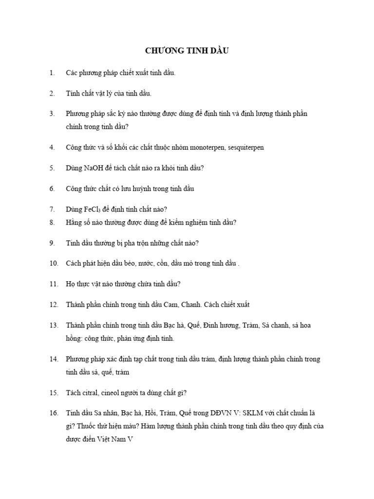 CÂU HỎI ÔN TẬP DL2 | PDF