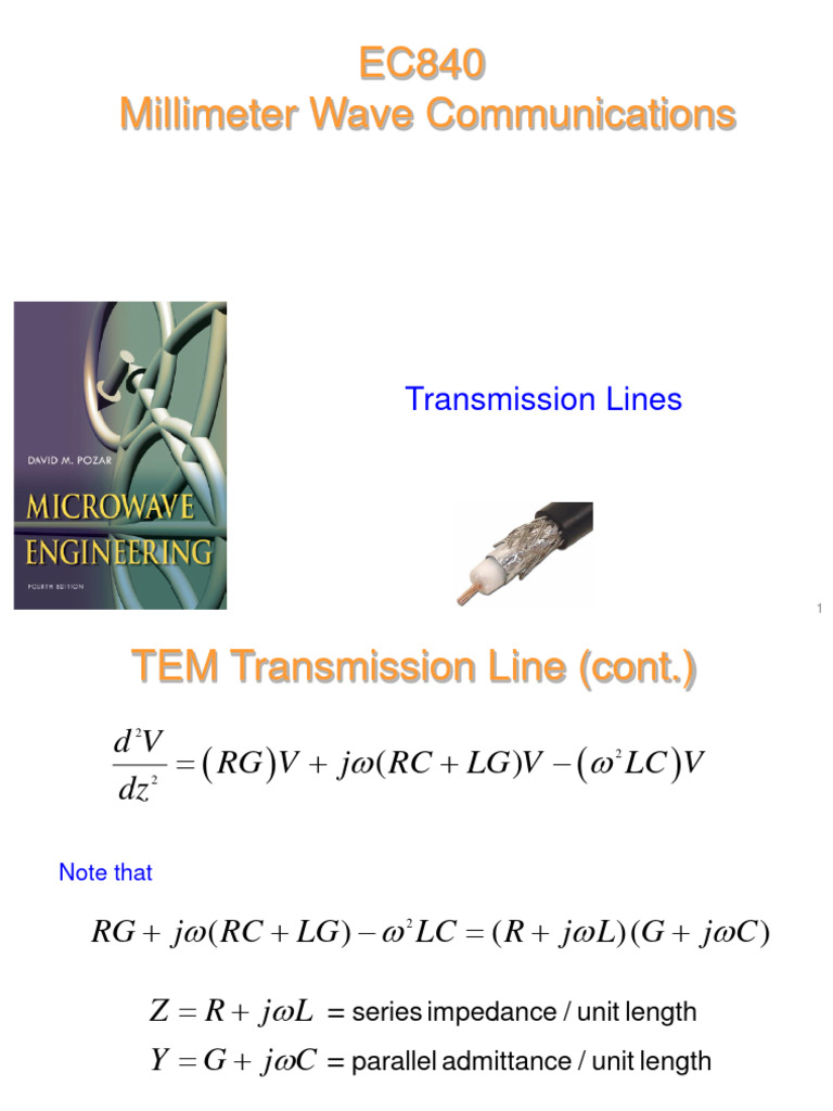 Lecture 08 - TX Lines-2 | PDF
