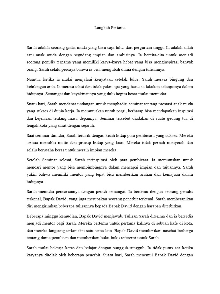 Cerpen Bindo 2 | PDF