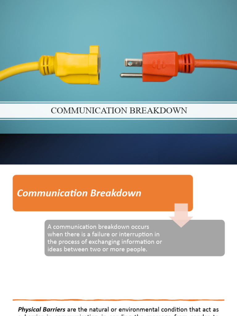 Communication Breakdown | PDF