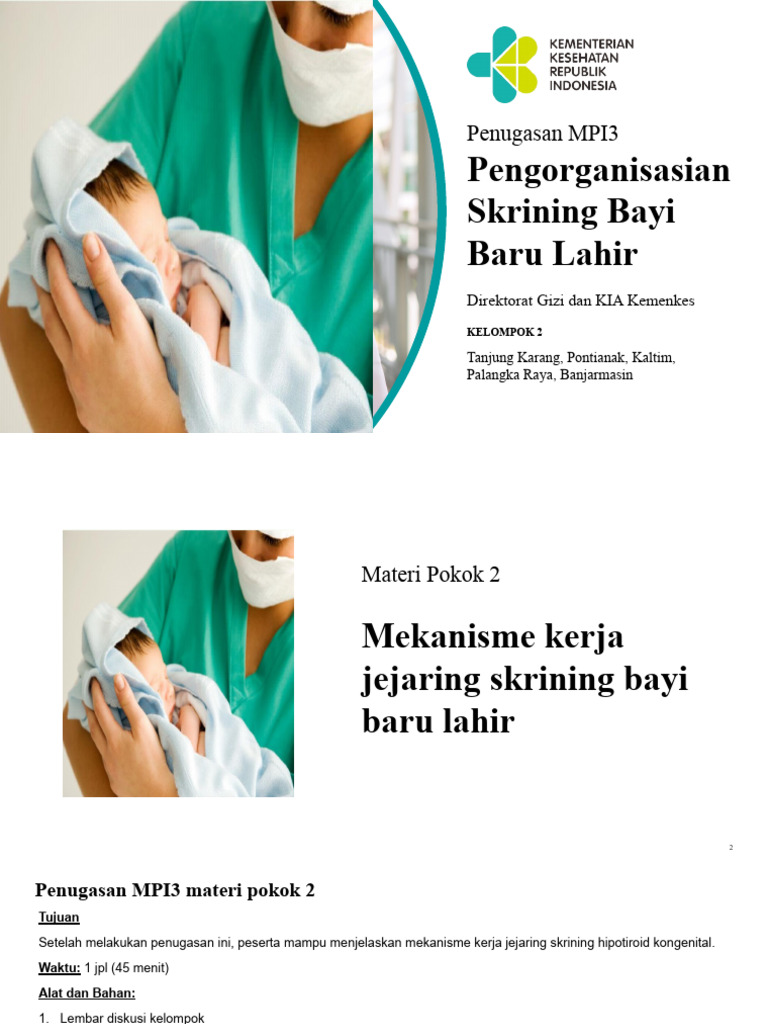 Penugasan MPI3 Pengorganisasian Kemenkes Okt 23 KELOMPOK 2 | PDF