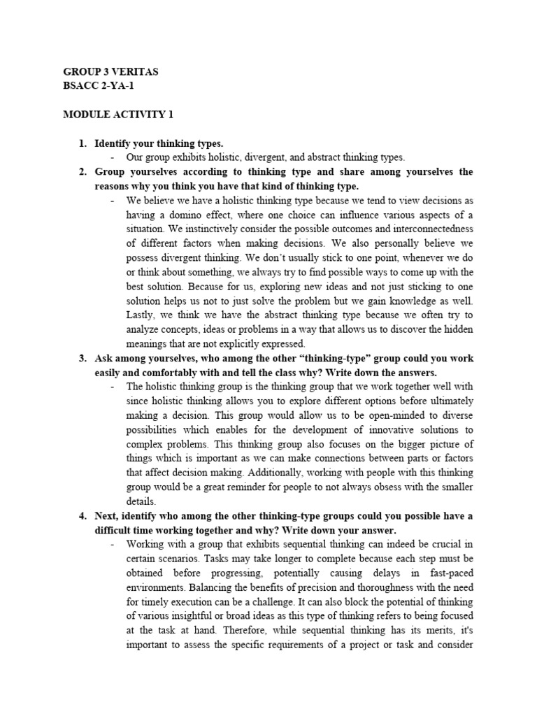 Group 3 Veritas | PDF