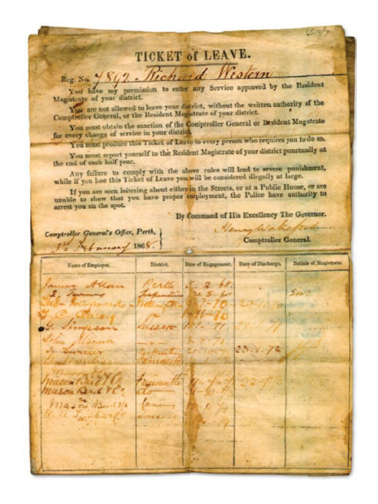 Ticket of Leave | PDF