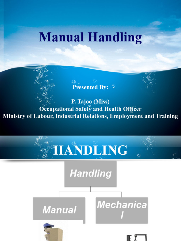Manual Handling Only | PDF