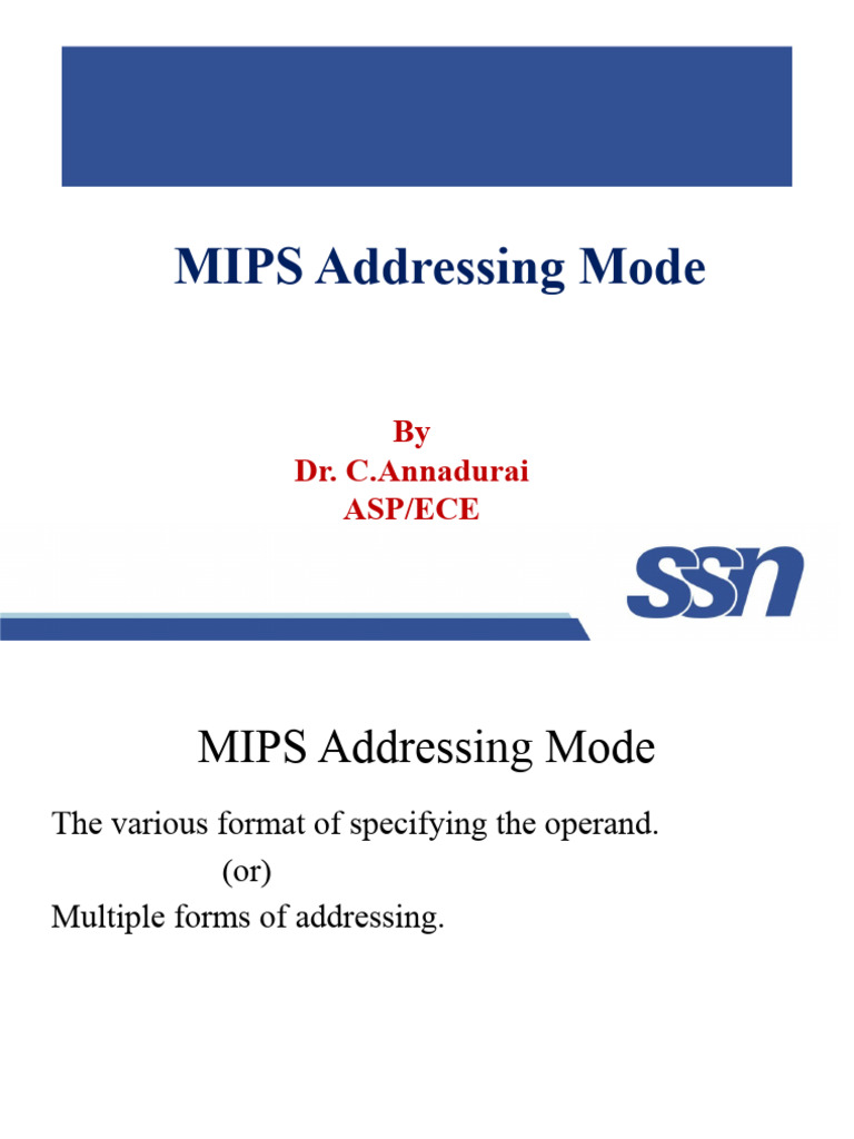6-Addressing Mode | PDF