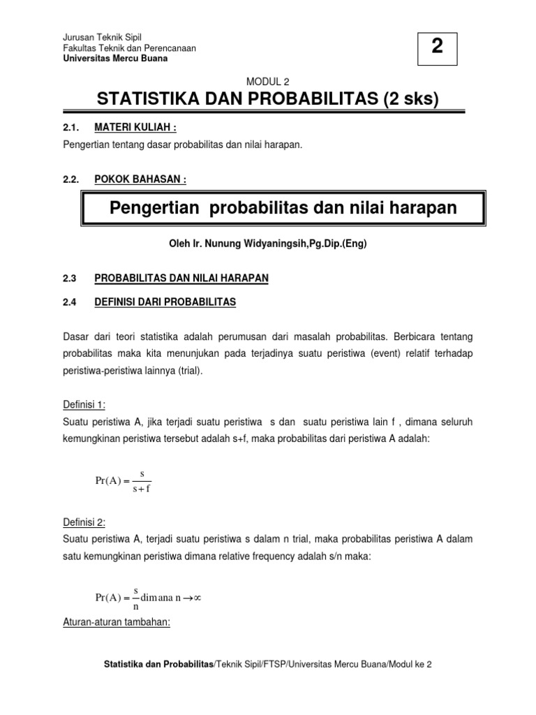 Statistika 2 | PDF