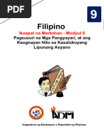 Q4 Filipino 9 - Module 5 | PDF