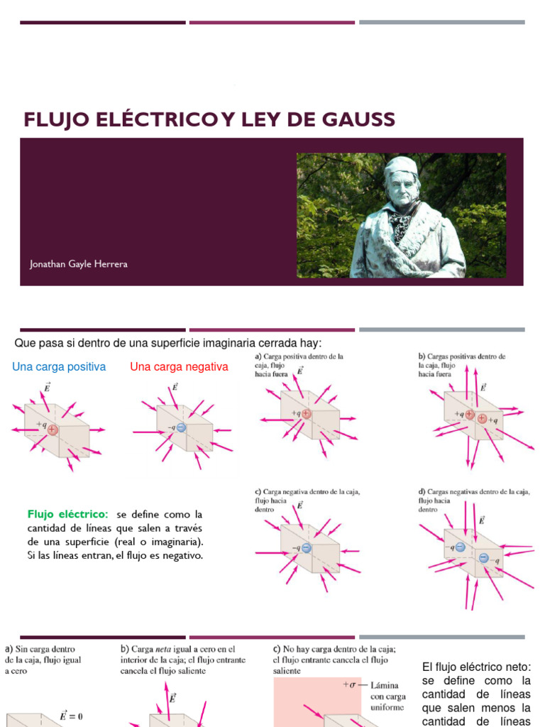 Flujo Eléctrico y Ley de Gauss | PDF | Campo eléctrico | Física