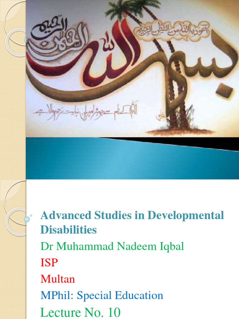 Lecture 10 Advanced Developmental Studies | PDF