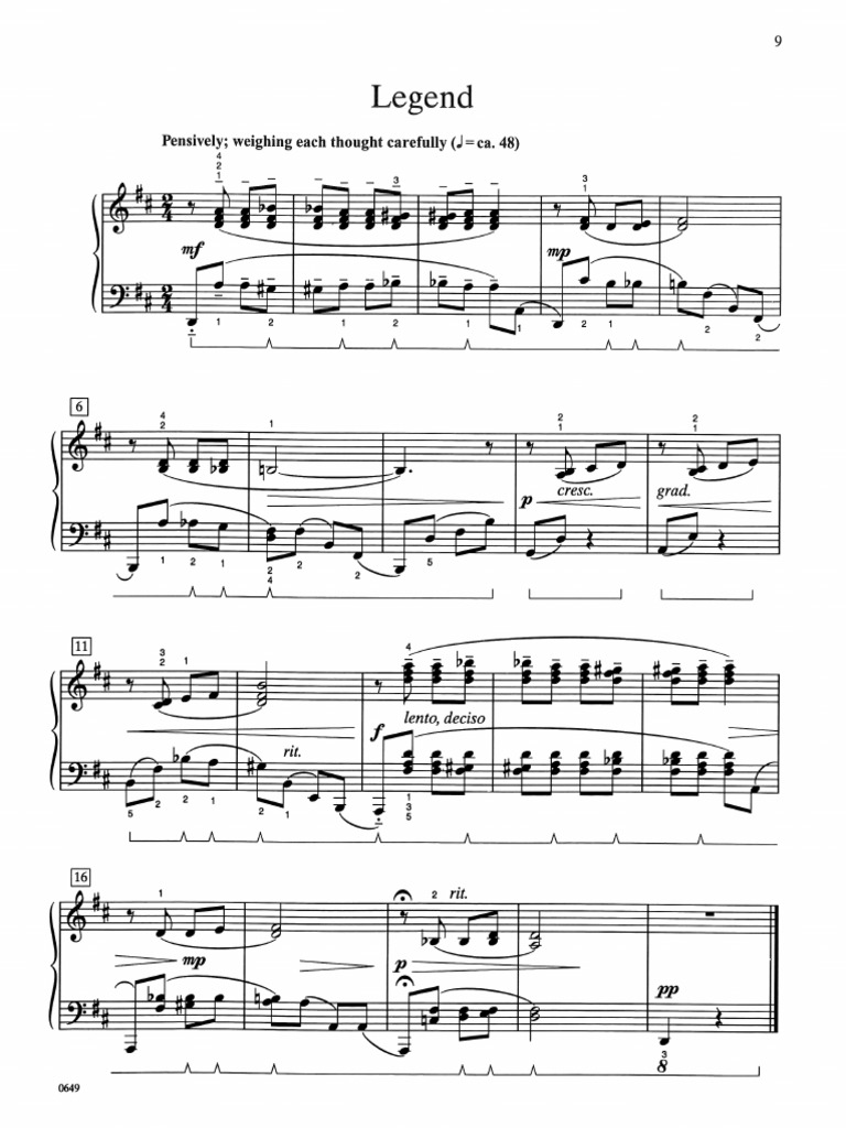 Dokumen - Tips - William-Gillock-Lric-Preludes-In-Romantic-Style 9 | PDF