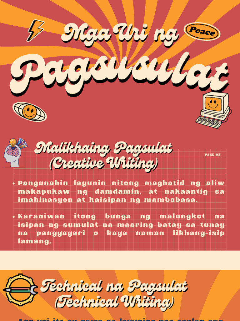 Copy of Mga Uri Ng Pagsusulat | PDF
