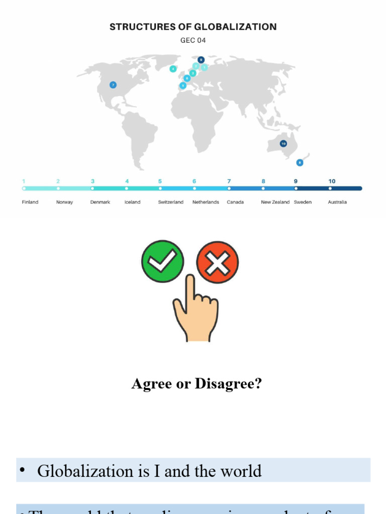 Structures of globalization | PDF | Globalization | Economies