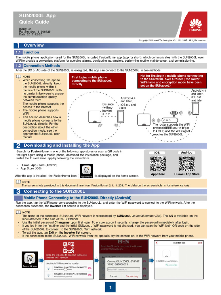 Huawei Inverter Monitoring Configuration | PDF