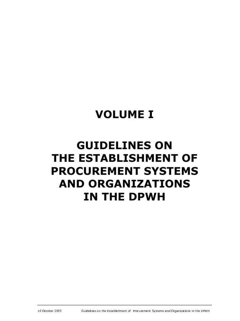 DPWH Blue Book 2023 Guidelines | PDF | Technology & Engineering