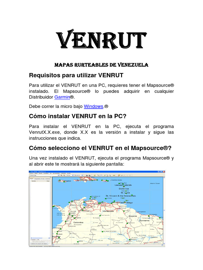 Como Instalar Los Mapas Con Mapsource | PDF
