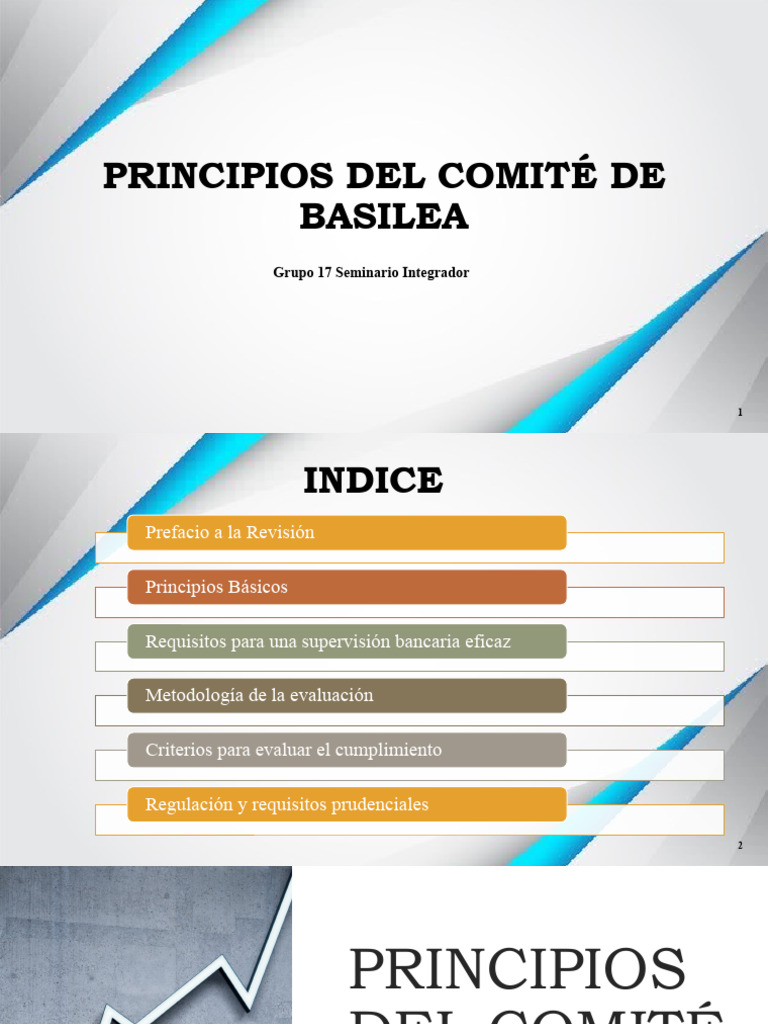 Principios Del Comite de Basilea - Grupo 17 SIP | PDF
