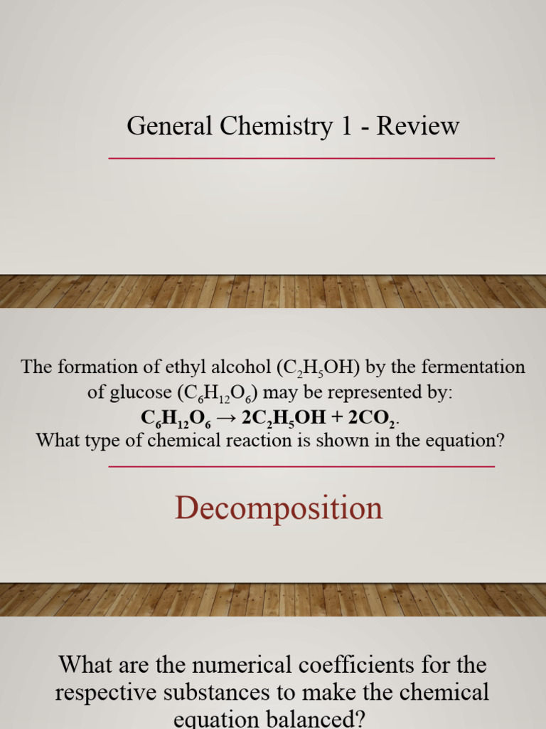 GenChem1 Finals Review | PDF