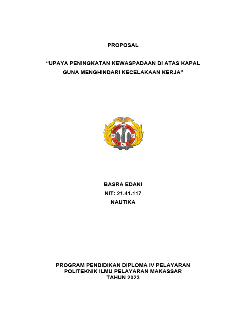 Seminar Proposal Basra Edani | PDF