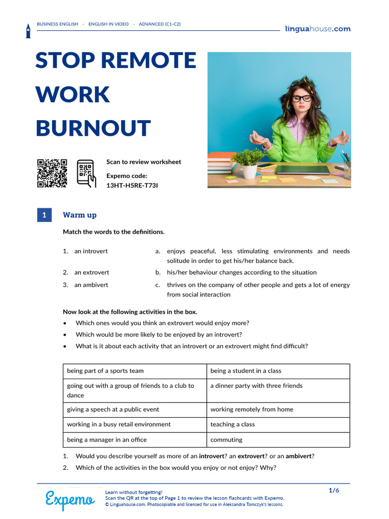 Stop Remote Work Burnout | PDF