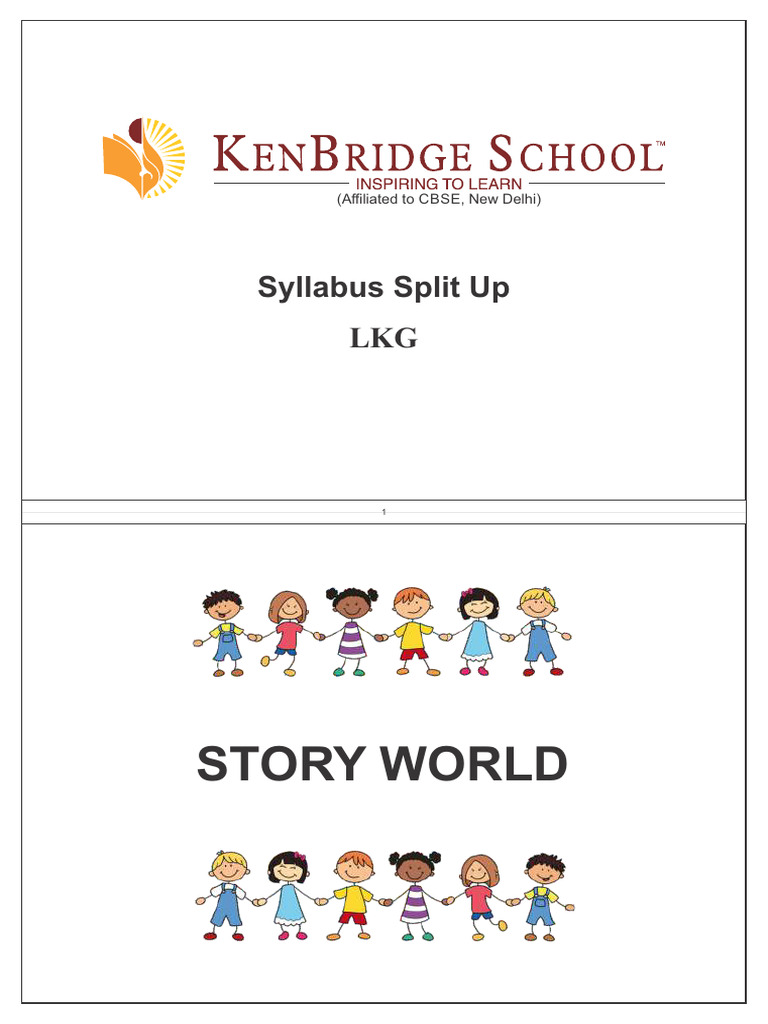 Story World: Syllabus Split Up LKG | PDF
