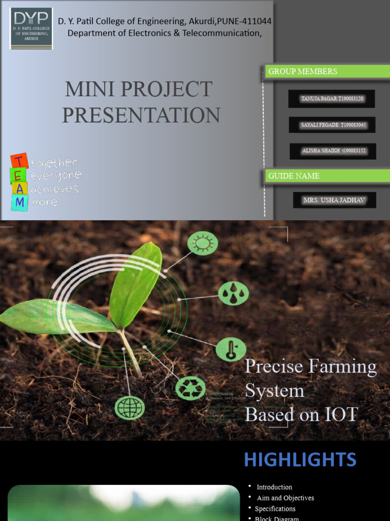 Mini Project Presentation | PDF