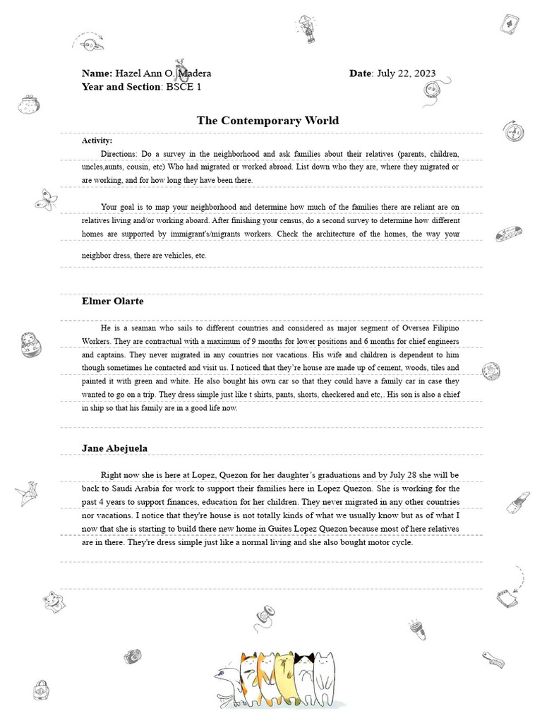 Contemporary World | PDF