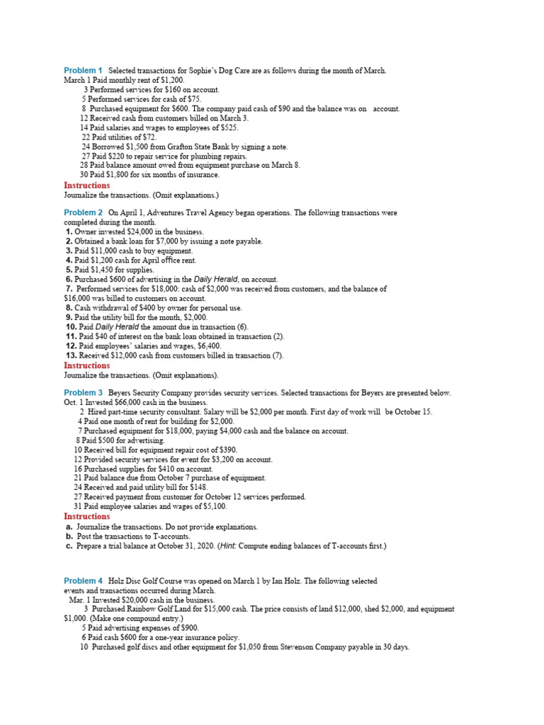 Chapter 2 Math For Practice | PDF | Debits And Credits | Salary