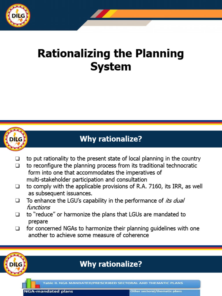 Rationalizing Local Planning Systems | PDF | Science & Mathematics