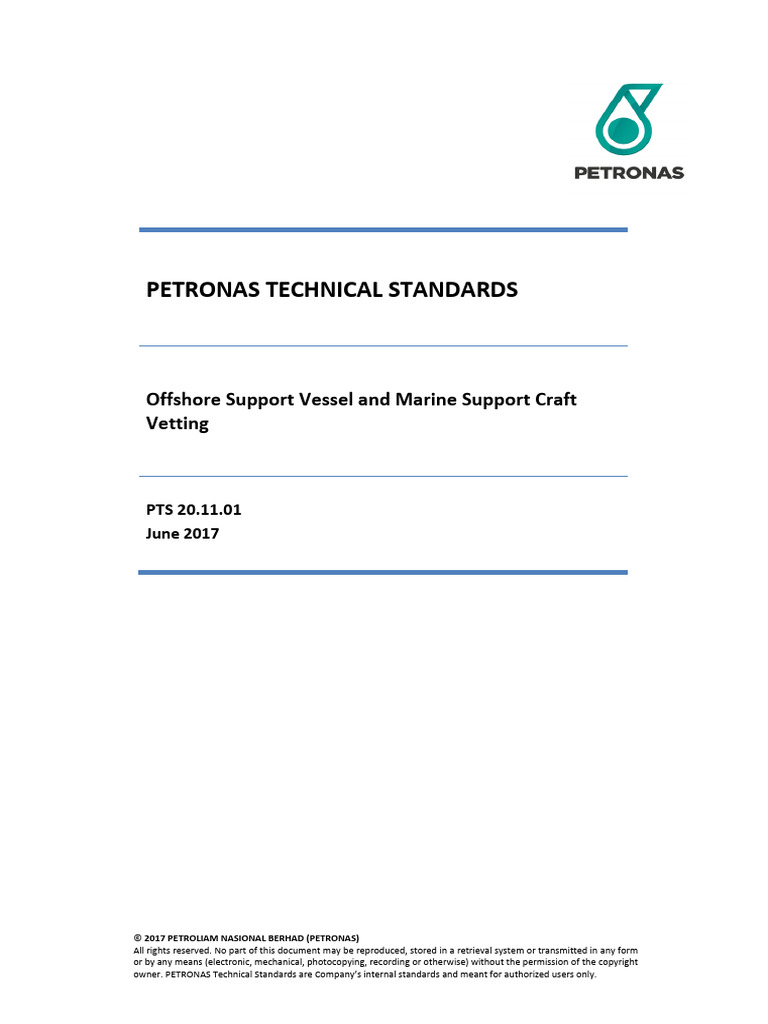 Offshore Support Vessel & Marine Support Craft Vetting | PDF ...