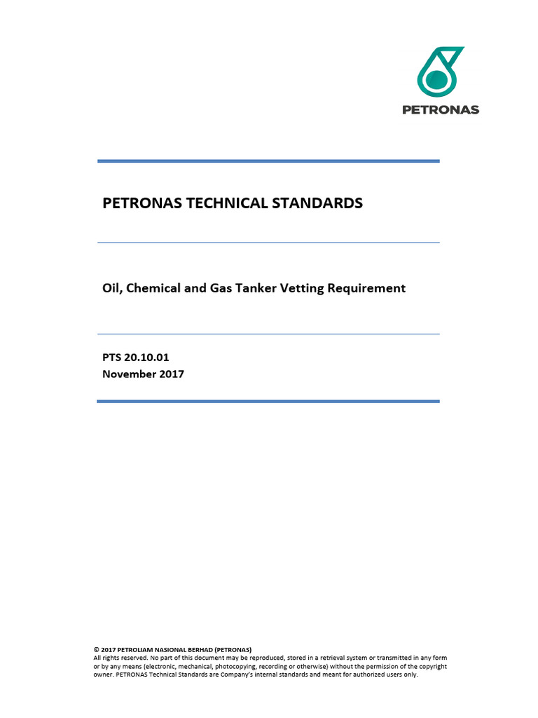 Oil, Chemical & Gas Tanker Vetting Requirement | PDF | Oil Tanker | Ships