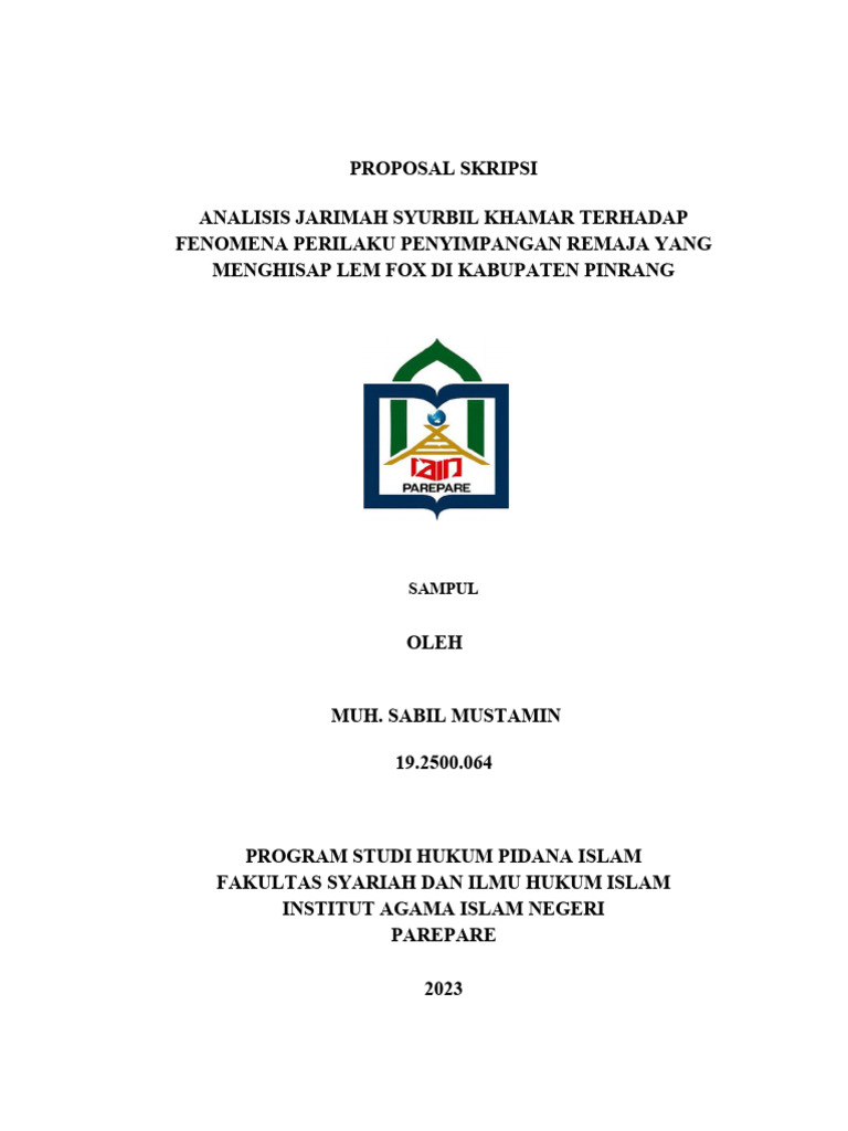 Proposal Sabil Acc | PDF