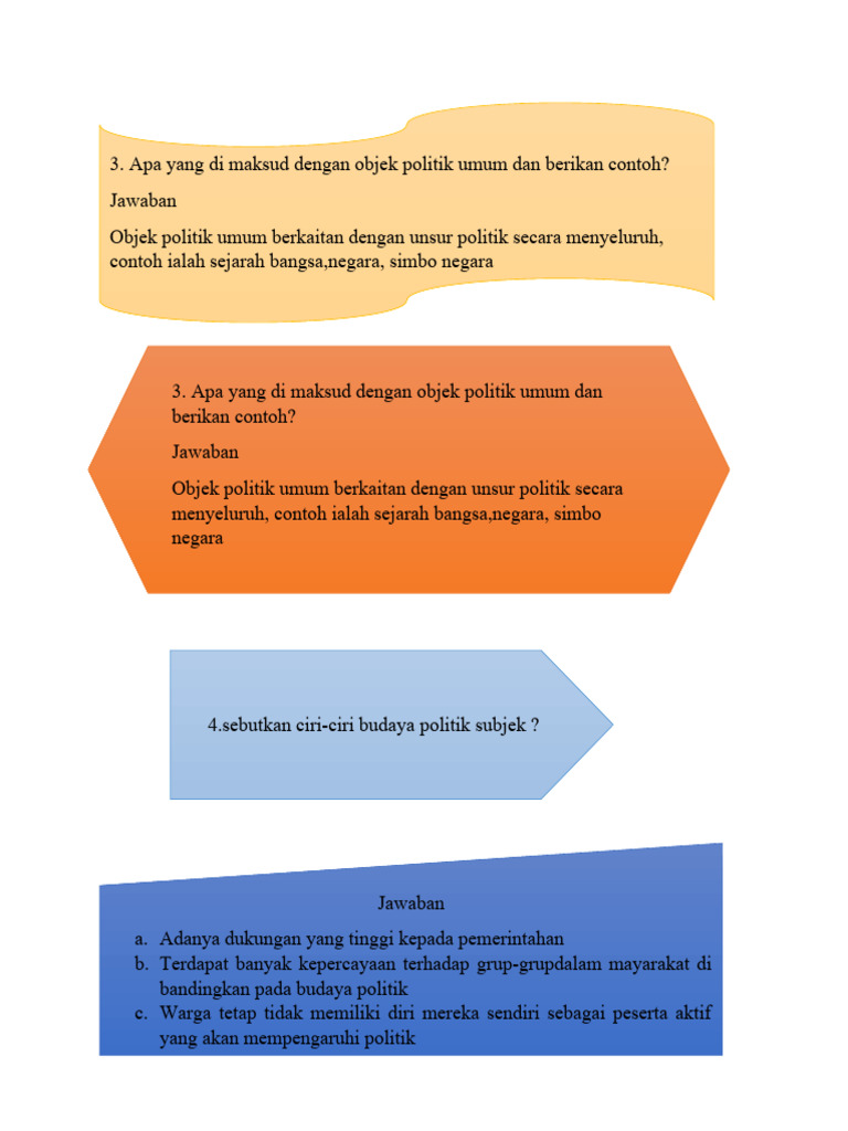 Sebutkan 3 Dimensi Budaya Politik Menurut Gabriel Almond | PDF | Politik