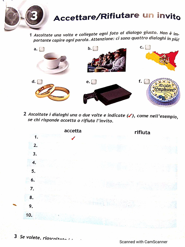 3.Accettare-Rifiutare Un Invito | PDF