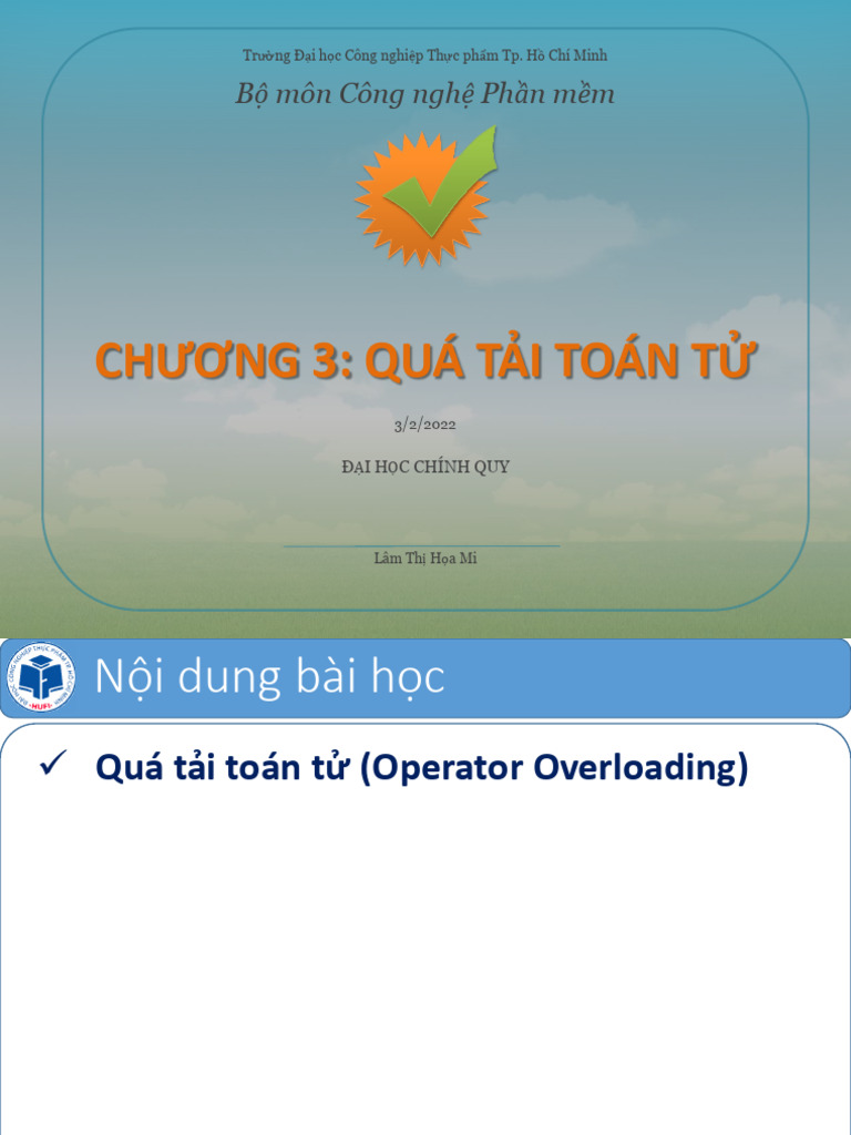 Chuong 04 - Qua Tai Toan Tu | PDF