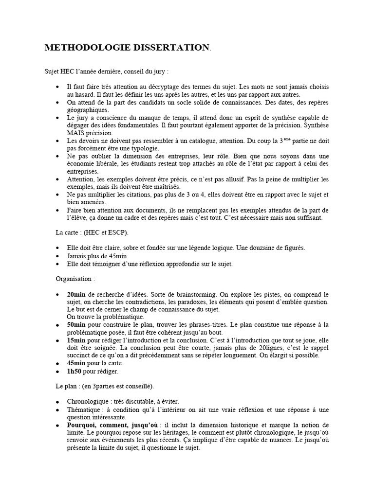 Methodologie Dissertation | PDF