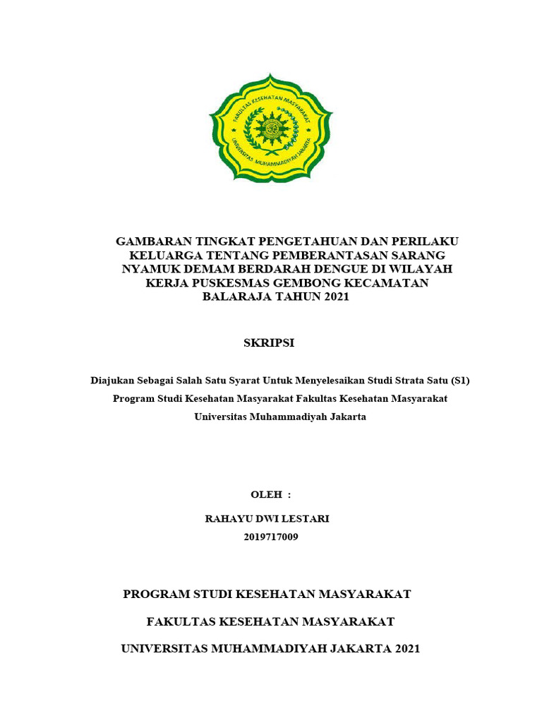 Rahayu Dwi Lestari - 2019717009 - Skripsi DBD - 12-07-2022 | PDF