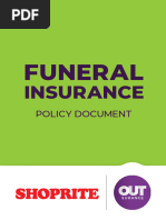 FNB Funeral Insurance Plan Terms | PDF | Insurance | Life Insurance
