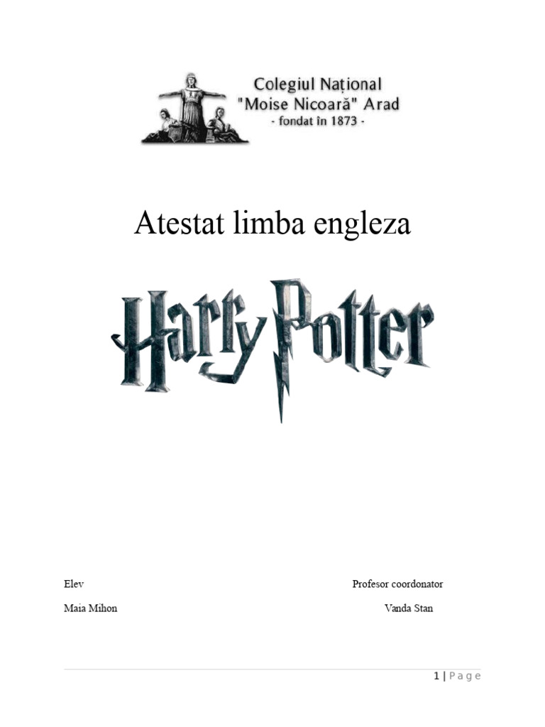 Atestat Limba Engleza | PDF