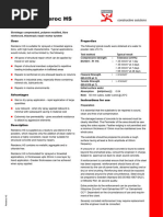 Fosroc Renderoc HB40 TDS | PDF | Concrete | Composite Material