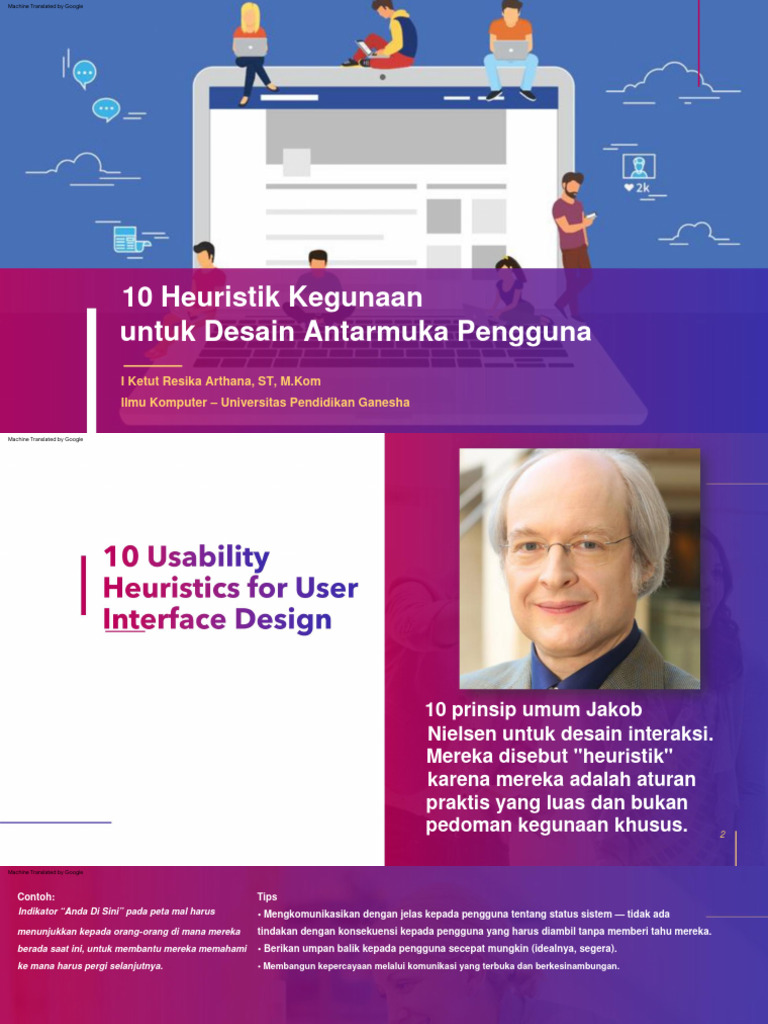 10 Usability Heuristics | PDF