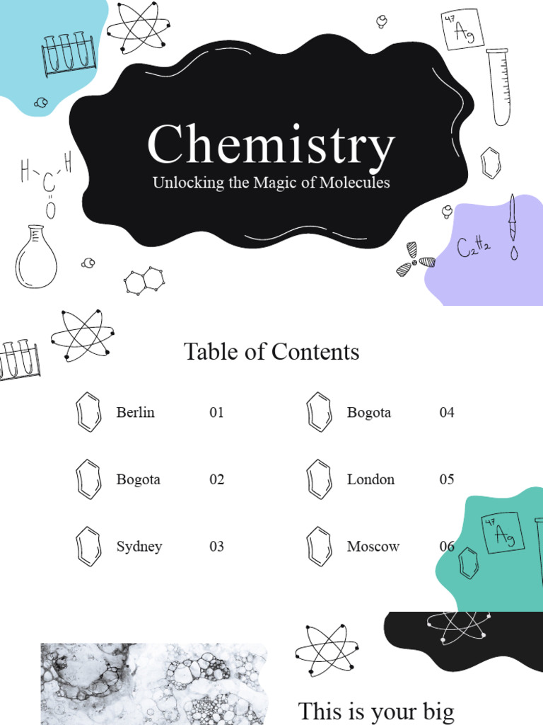 Chemistry and Molecular Science Presentation Purple Variant | PDF