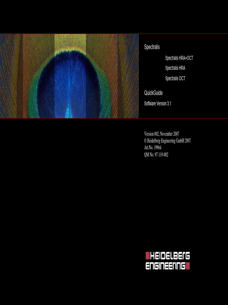 Spectralis Quick Guide | PDF