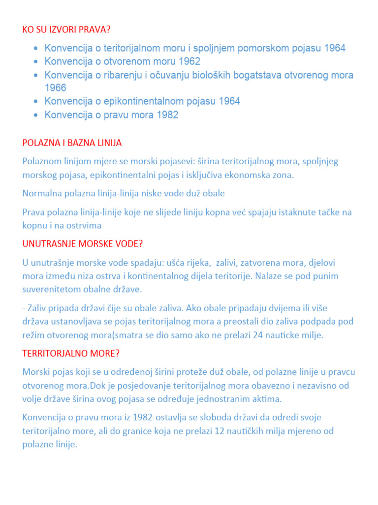 Medjunarodno Pravo | PDF