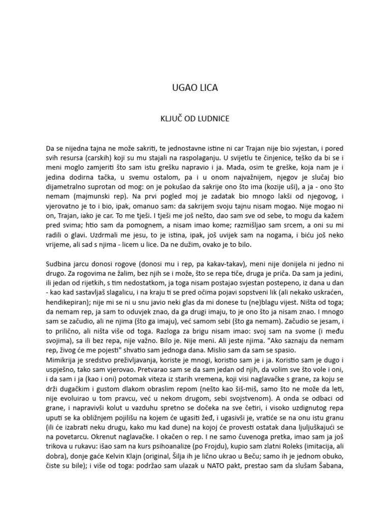 Ugao Lica | PDF