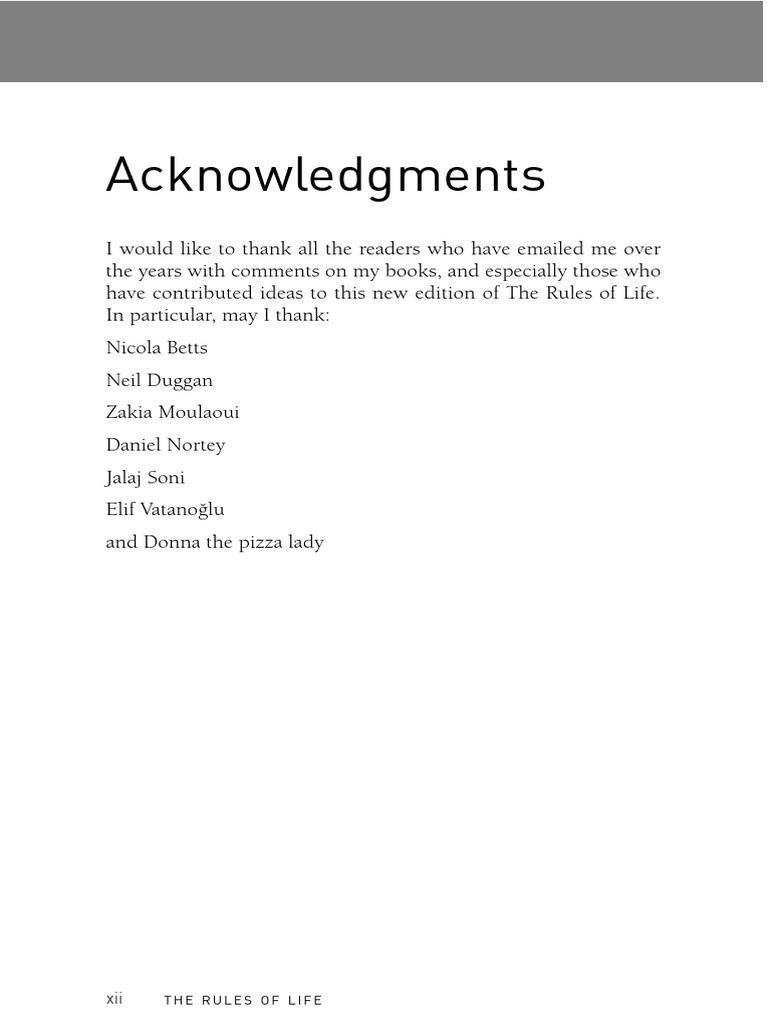 The Rules of Life-13-16 | PDF