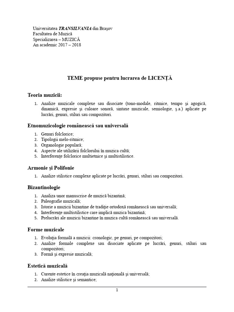 1718 Teme LICENTA PM 231008 121955 | PDF